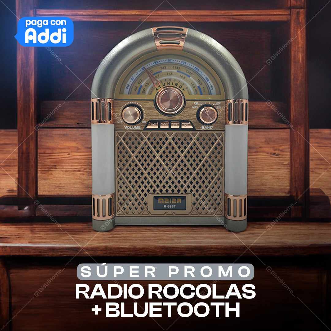 RADIO ROCOLA #2 CON BLUETOOTH – DISTRIBUIDORA COMERCIAL DH S.A.S