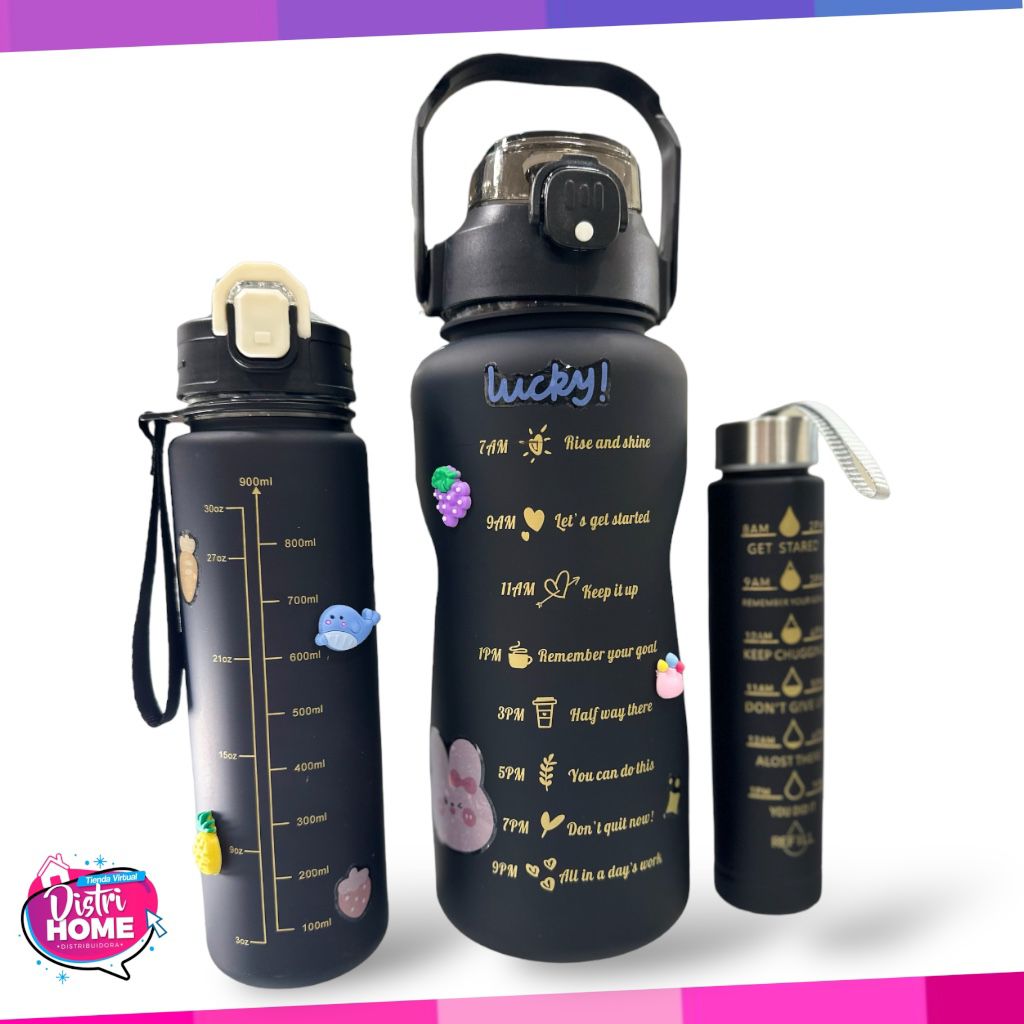 Trio Termos Colorido Hogar – DISTRIHOME